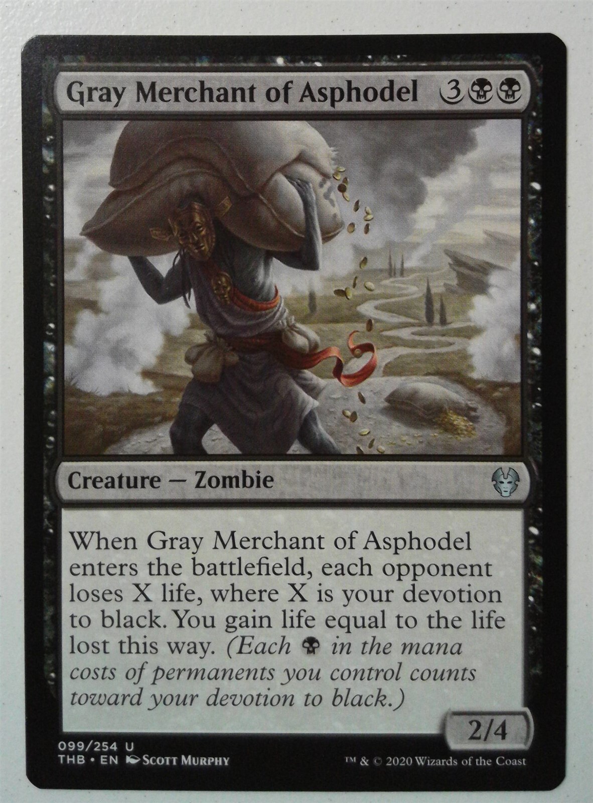 Gray Merchant of Asphodel *Uncommon* Magic MtG x1 Theros Beyond Death ...