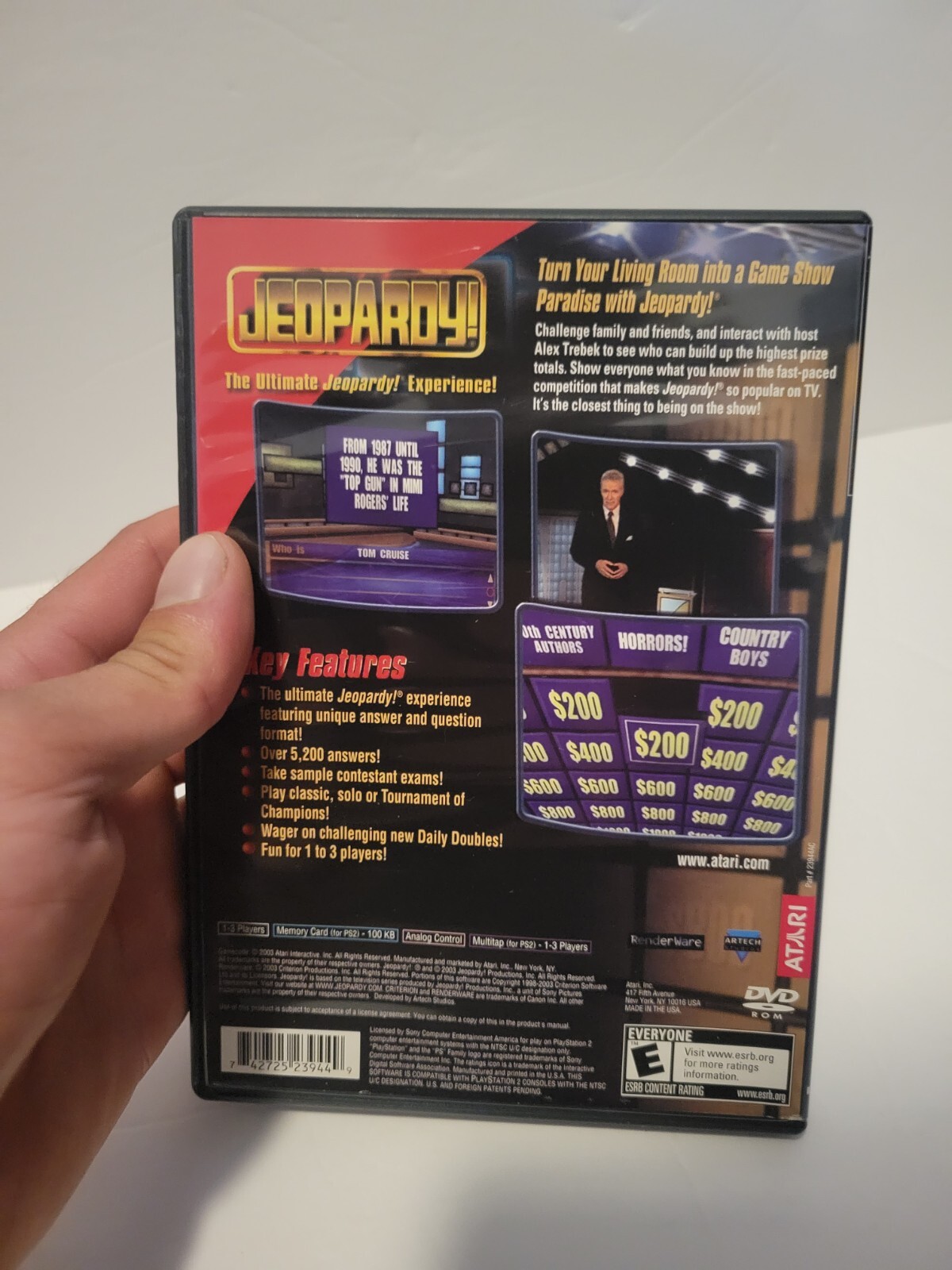 Jeopardy (Sony PlayStation 2, 2003) 742725239449| eBay