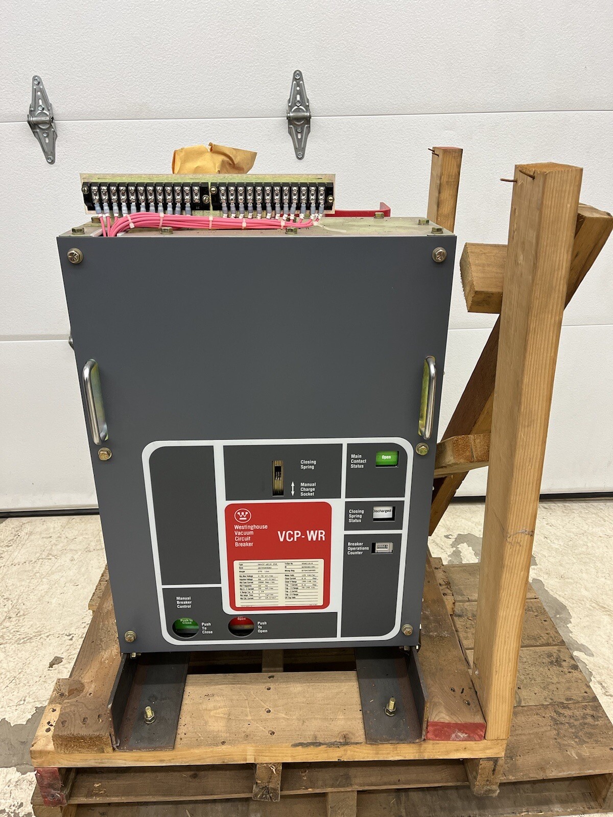 Westinghouse Type 50VCP-WR18-250 2000 AMP Vacuum Circuit Breaker VCP-WR ...