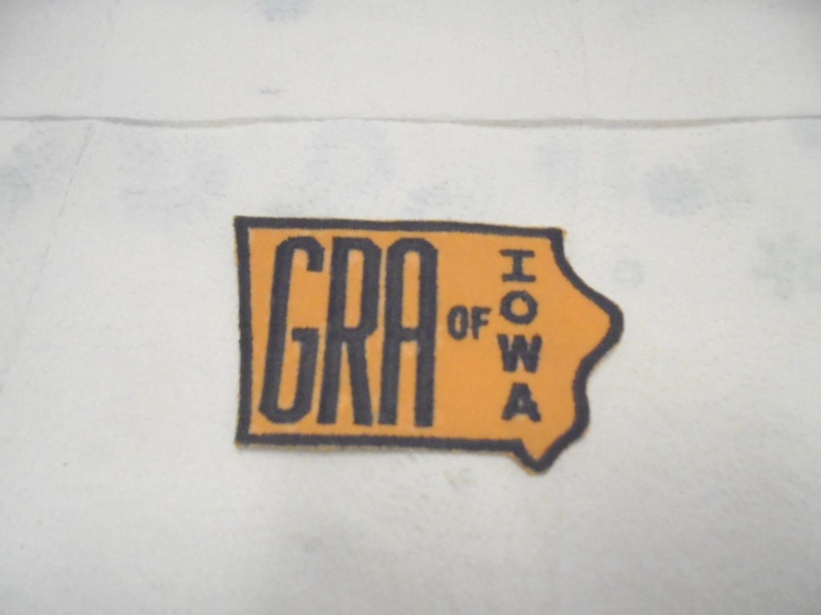 cloth patch gra of iowa university of iowa hawkeyes iowa city yellow ...