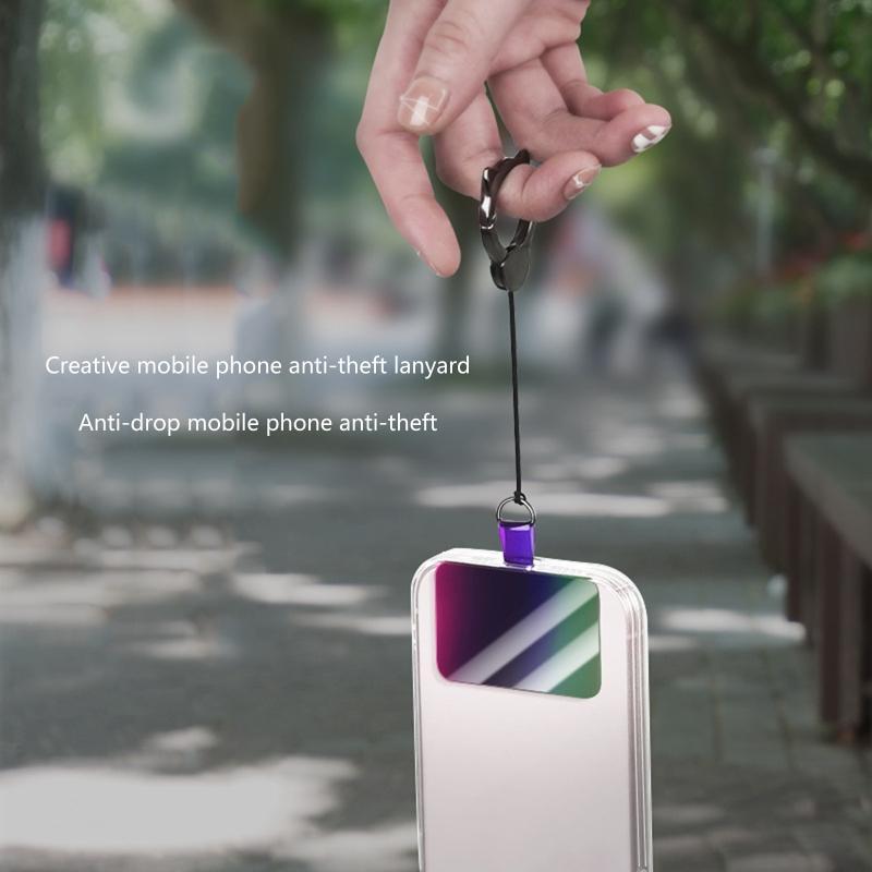 Phone Lanyard Patch Card Detachable Phone Tether Tab Phone Lasso Patch ...