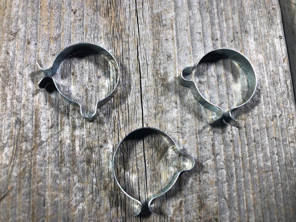 VINTAGE BICYCLE BIKE SHIFTER / BRAKE CABLE CLAMPS NOS X3 BRAKE HOUSING ...