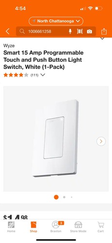 Wyze smart switch wifi (3pack) | eBay