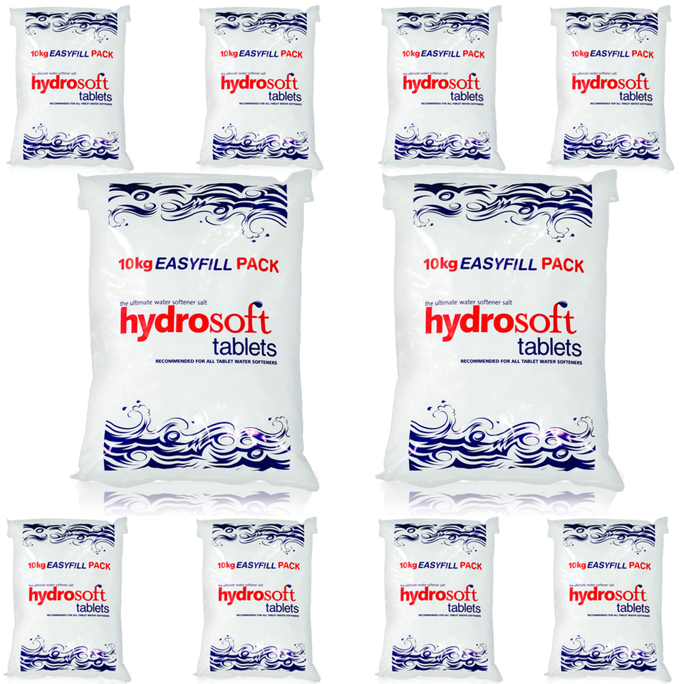 HYDROSOFT SALT TABLETS | 10KG BAG | Water Softener | FCC Food Grade 99. ...