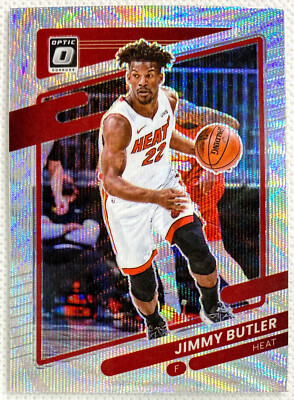 2021-22 Donruss Optic Jimmy Butler Card #8 SP Silver Wave Prizm Miami ...
