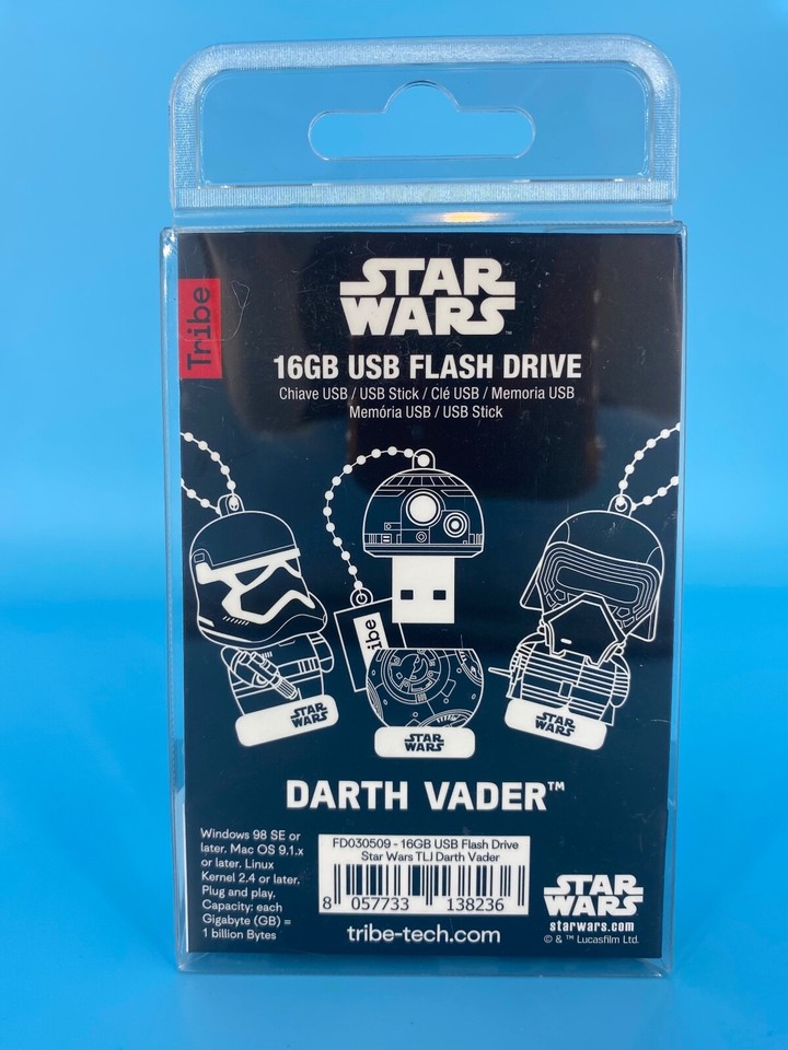 Darth Vader 16GB USB Flash Drive Collectible Star Wars Memory Stick | eBay
