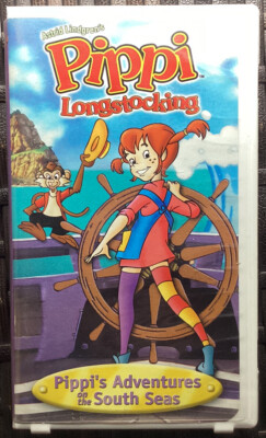 Pippi Longstocking Pippi's Adventures On The South Seas VHS 1997 Small ...