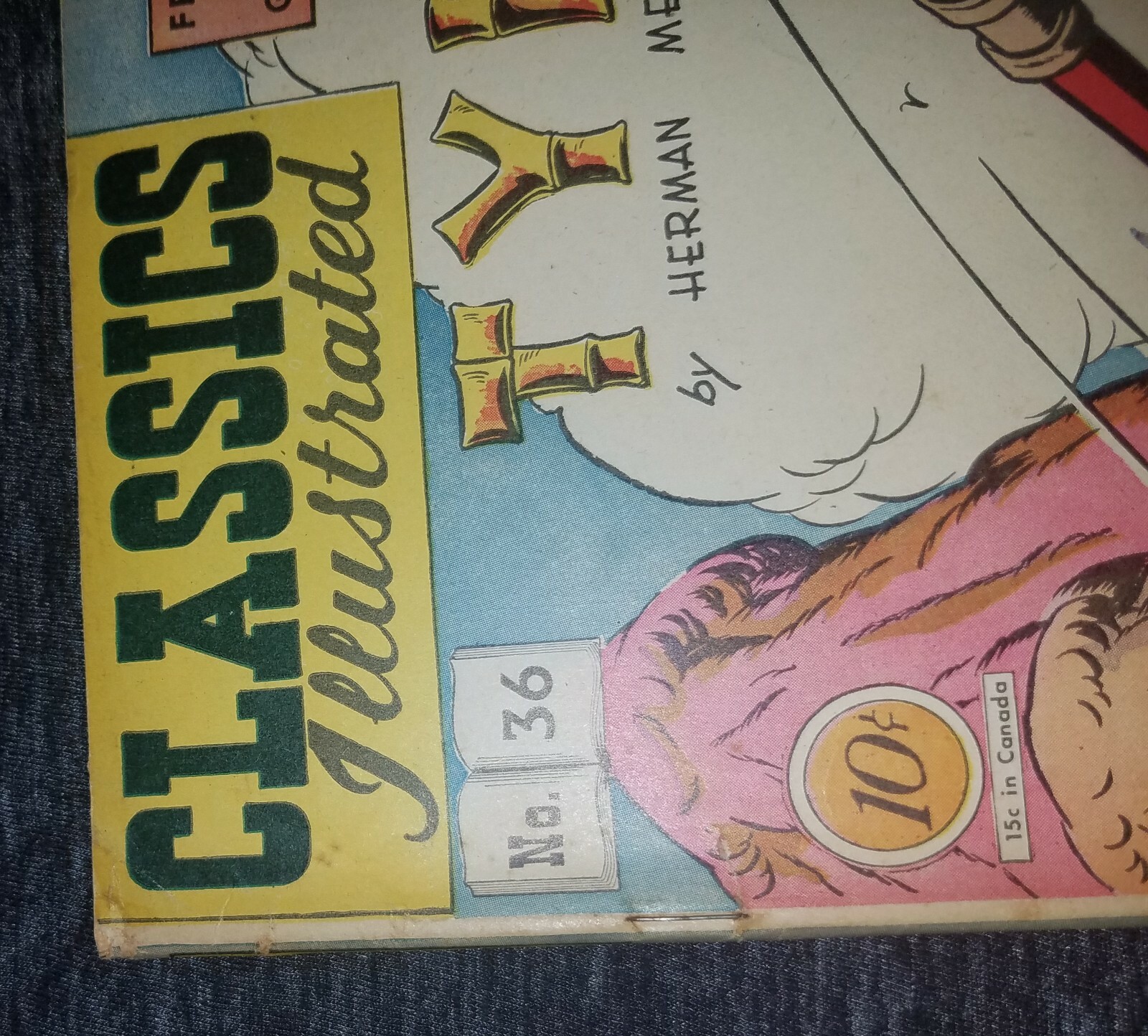 Classics Illustrated #36 TYPEE HRN36 Original (O) 1st Print G/VG 3.0 1947 | eBay