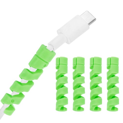 24Pcs Charger Cable Protector, Flexible Spiral Wire Cord Saver ...