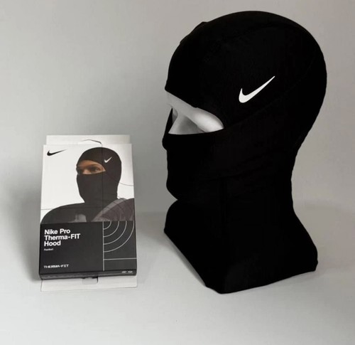 Nike PRO Hyperwarm Ski Mask Balaclava | Black Therma Fit Snood Hood ...