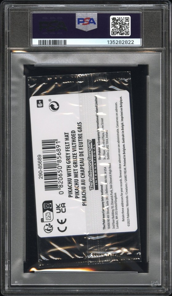 PSA 10 SEALED Cello Pokemon X Van Gogh-pikachu With Grey Felt Hat Pack ...