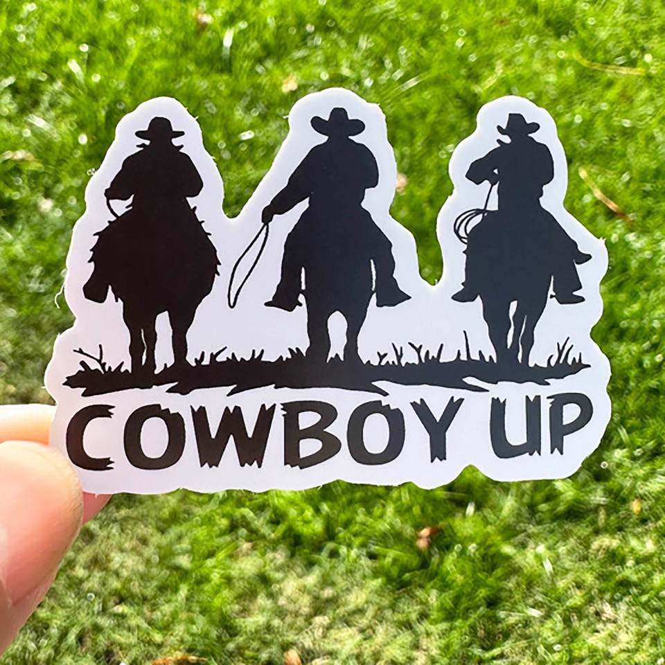 Cute COWBOY stickers, ranch, horse, hat, 50pcs, Decal, cowboys, western ...