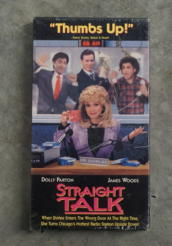 Straight Talk VHS 1992 Dolly Parton James Woods Radio Comedy | eBay