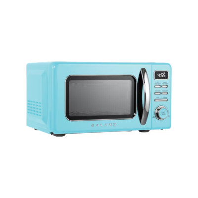 Galanz Retro Microwave 0.7-cu ft 700-Watt Countertop Microwave Blue NEW ...