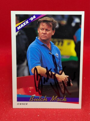 AUTOGRAPH on card: Butch Mock 1994 Maxx #124 | eBay