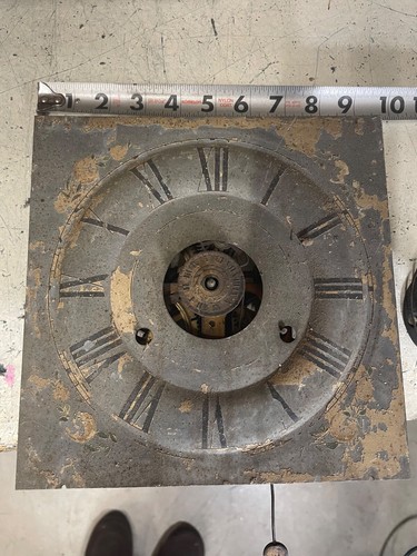 Unsigned 30 hour clock movement with alarm disc, bell and dial | eBay