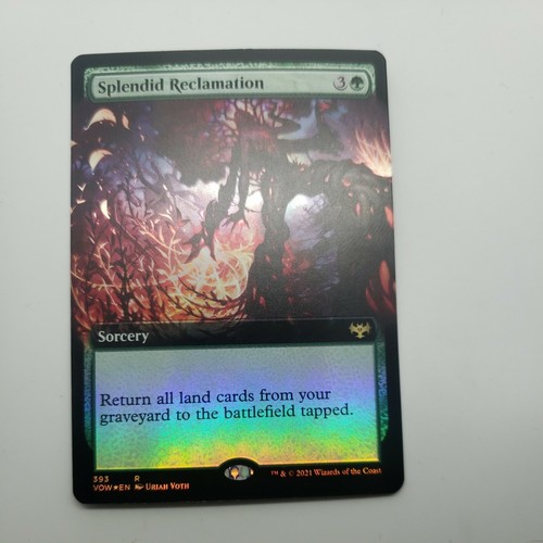 Splendid Reclamation Extended Foil x1 - Innistrad: Crimson Vow - MTG ...
