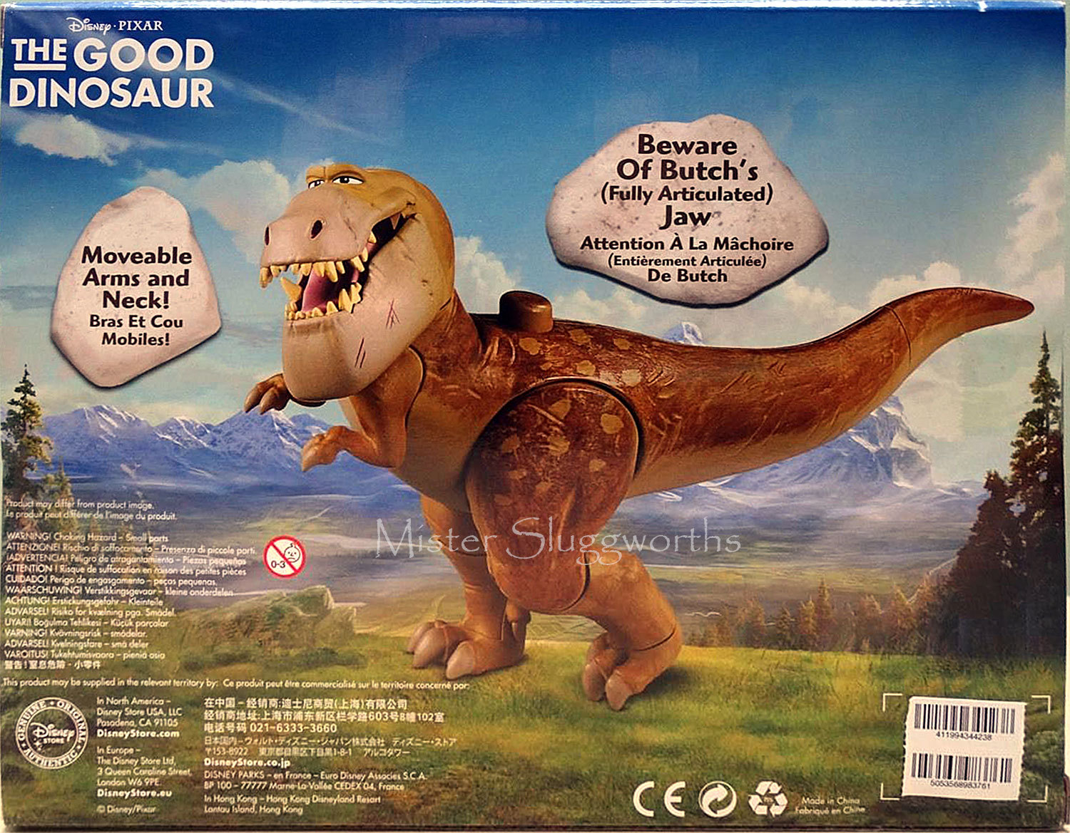 NEW 2016 Disney PIXAR Good Dinosaur Butch Deluxe Animated Talking ...