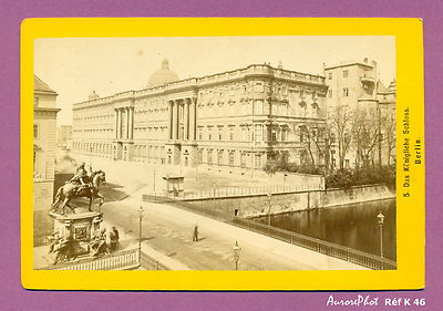 CDV FORMAT CABINET ALLEMAGNE : BERLIN, LE PALAIS ROYAL VERS 1880 -K46 ...