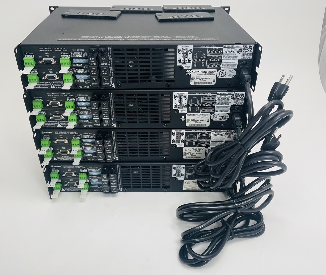 QSC CX204V 70V 4 Channel Power Amplifier 684284001085 | eBay