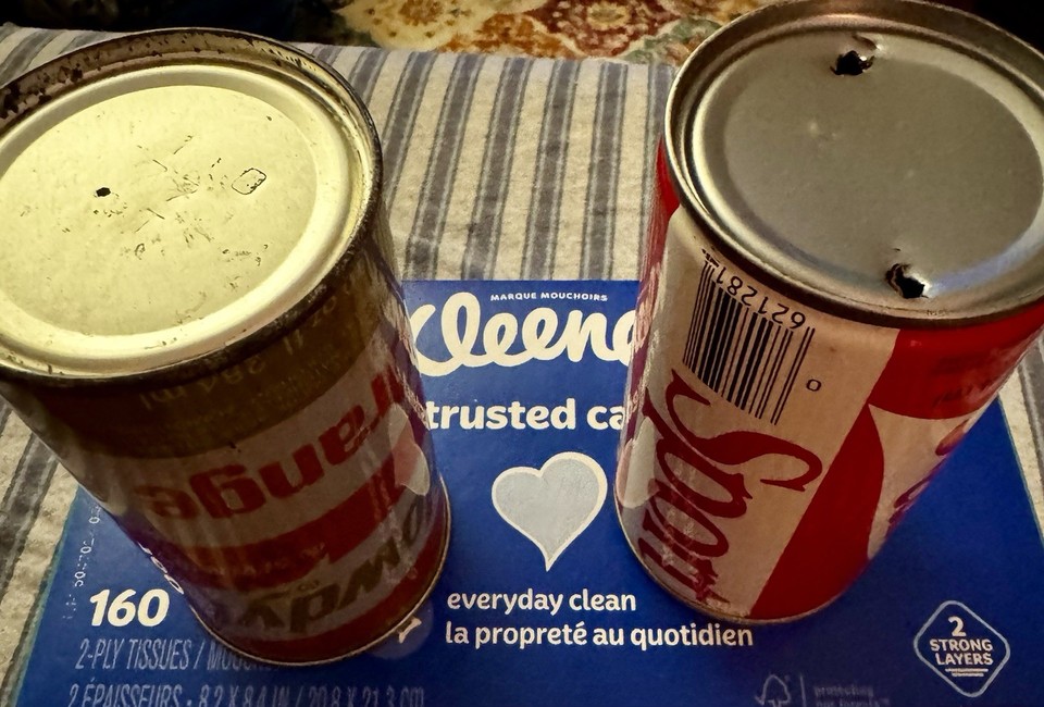 Vintage Soda Can Lot Howdy Orange Cone Top Seven Up and Sport Cola 10 ...