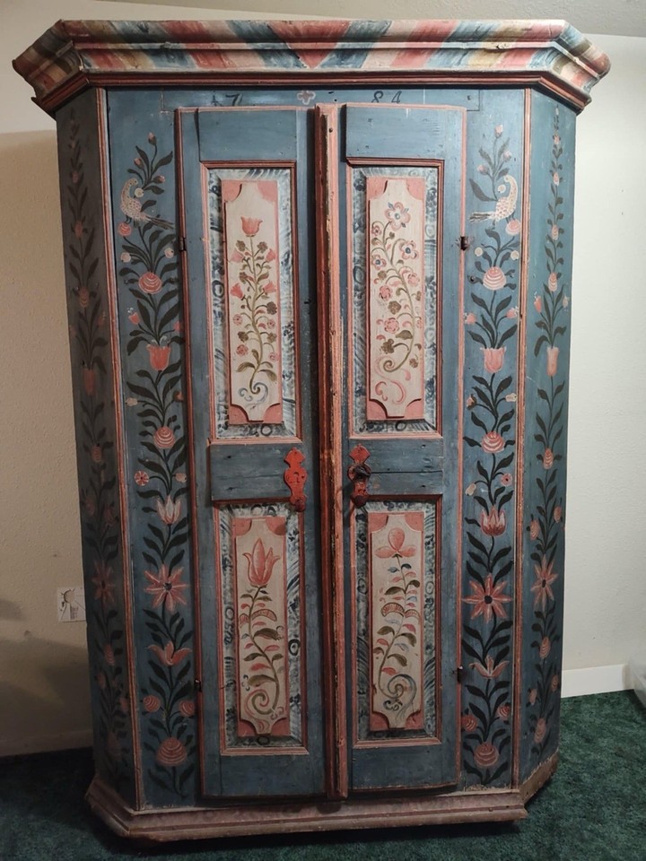 German Marriage Armoire Cabinet 1984 | eBay