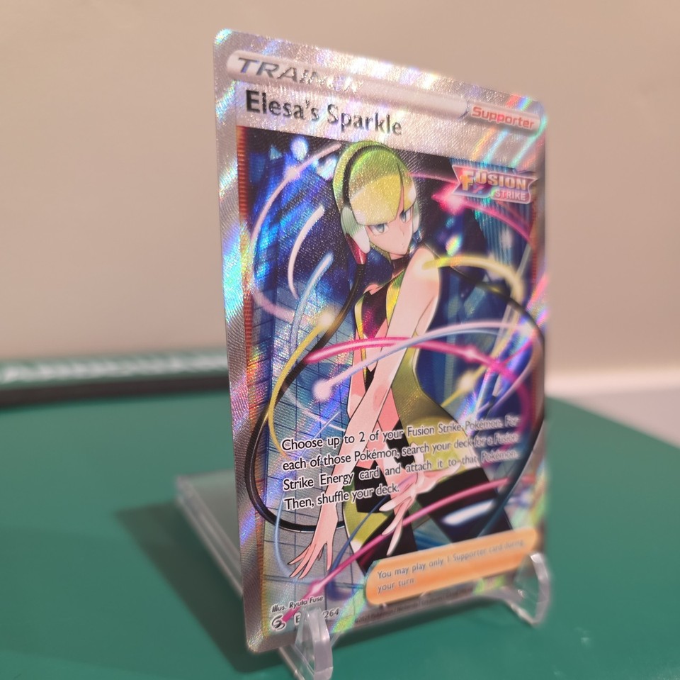 Elesa’s Sparkle 260/264 Full Art Trainer Pokémon Fusion Strike NM | eBay