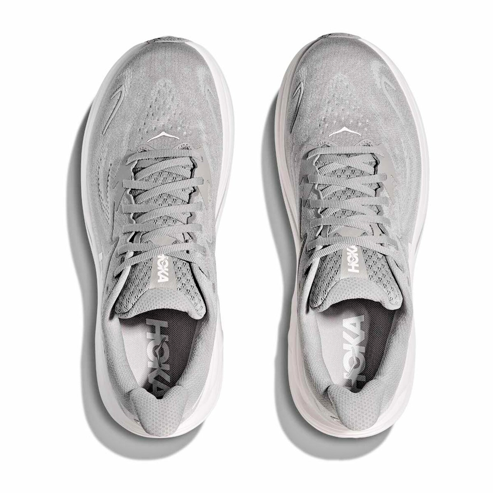 Hoka Clifton 10 Running Shoes X-Wide (4E) Gray/White Multi Size | eBay