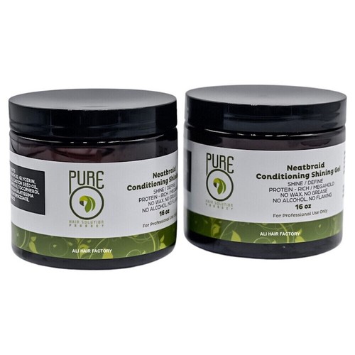 Pure O Natural NeatBraid Conditioning Shining Gel 16 oz * Pick your set ...