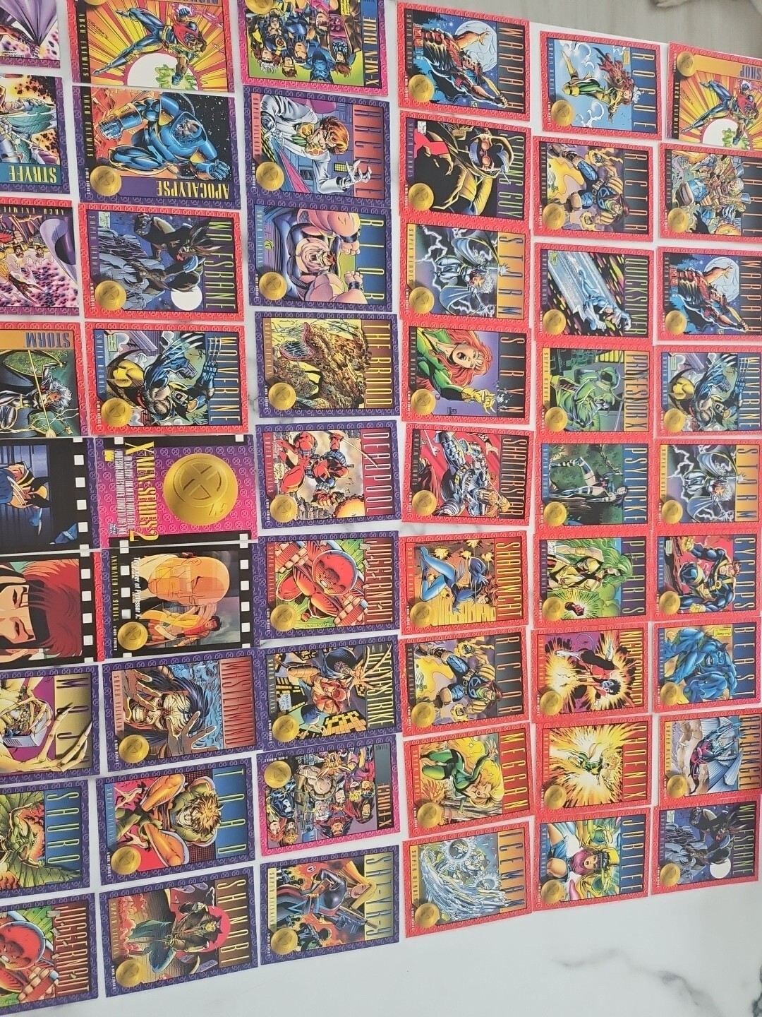 1993 Skybox X-Men Series 2 Trading Card Box W/ 88 Cards!! See Pics | eBay
