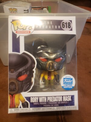 Funko pop Rory with PREDATOR mask FUNKO SHOP EXCLUSIVE | eBay