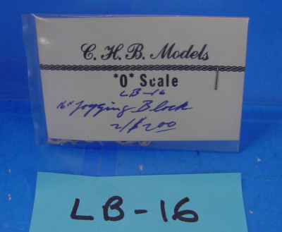 O SCALE On3 On30 1/48 16" LOGGING BLOCKS DETAIL PARTS C.H.B. MODELS LB ...