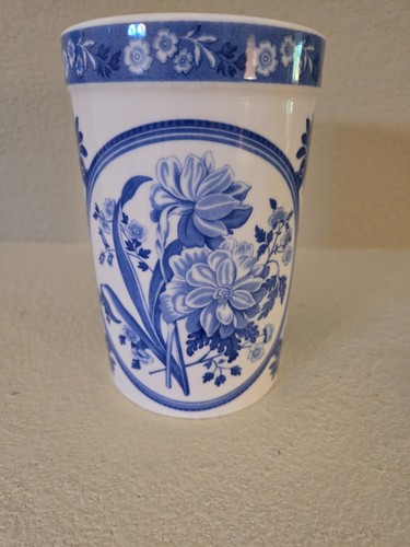 Spode L0906 Wine Bottle Or Utensil Caddy Blue & White 6.75" | eBay