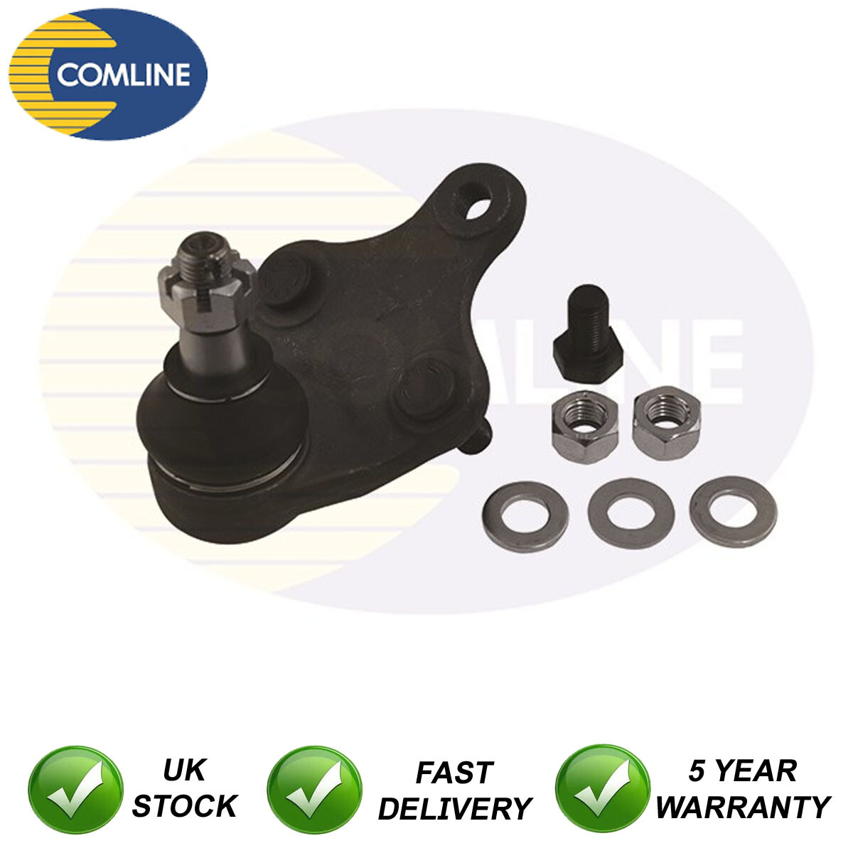 Ball Joint Front Lower Comline Fits Toyota Avensis 1.6 D 1.8 2.0 2.2 ...