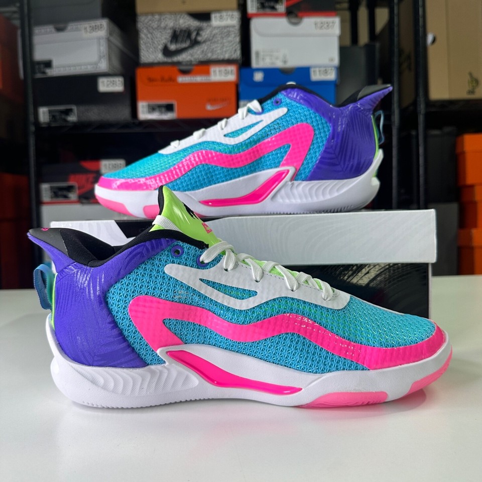 Nike Jordan Tatum 1 Basketball Shoes Youth Size 7Y Pink Wave Runner ...