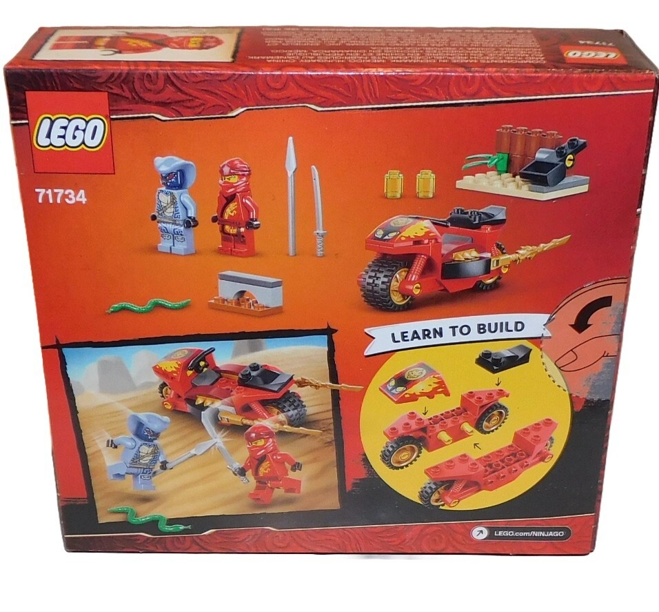 Retired New in Box LEGO NINJAGO Kai's Blade Cycle 71734 673419339360| eBay