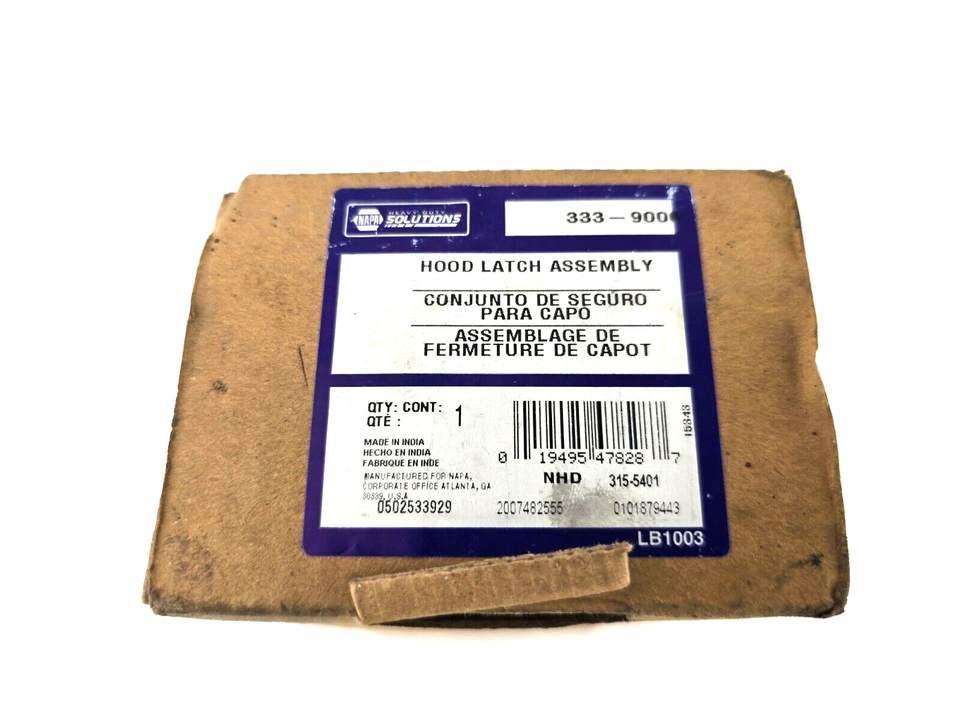 NAPA 333-9006 Hood Latch Kit Heavy Duty fits Kenworth W900 T800 T300 ...