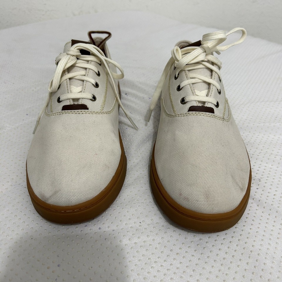 Olukai Kahu Lace Up Ivory White Low Top Tennis Shoe Men's US Size 8 M ...