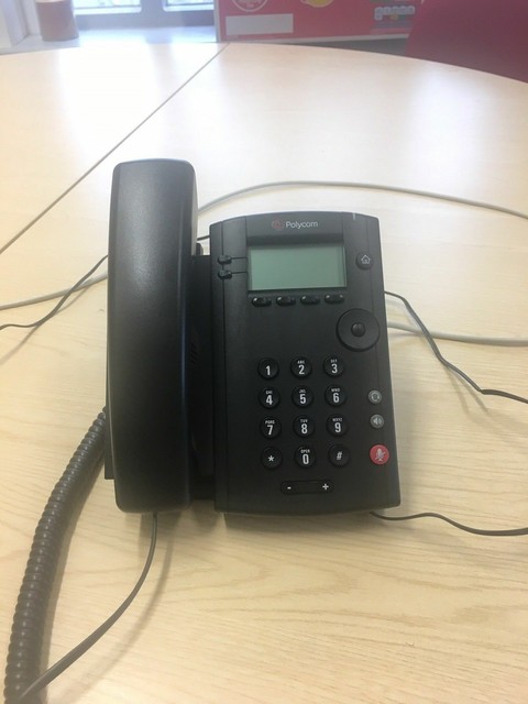 Polycom VVX 101 Wired Handset 1lines LCD Black IP Phone for sale online ...