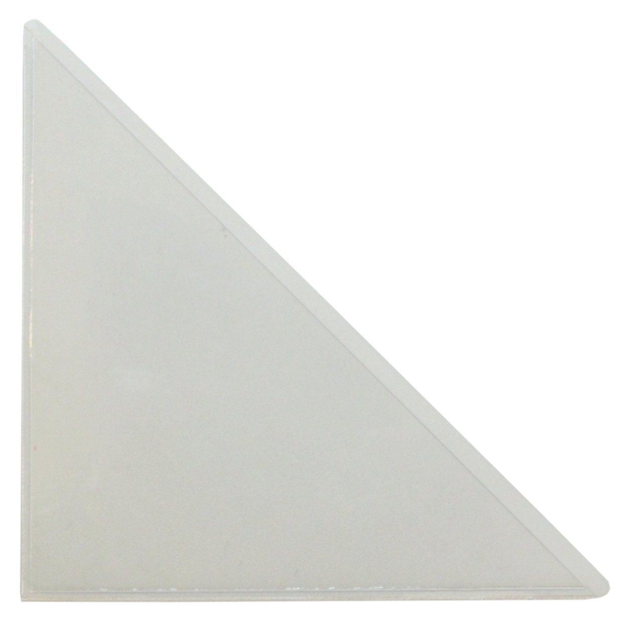 Self Adhesive PVC TRIANGLE CORNER POCKETS Clear Transparent . Just Peel ...
