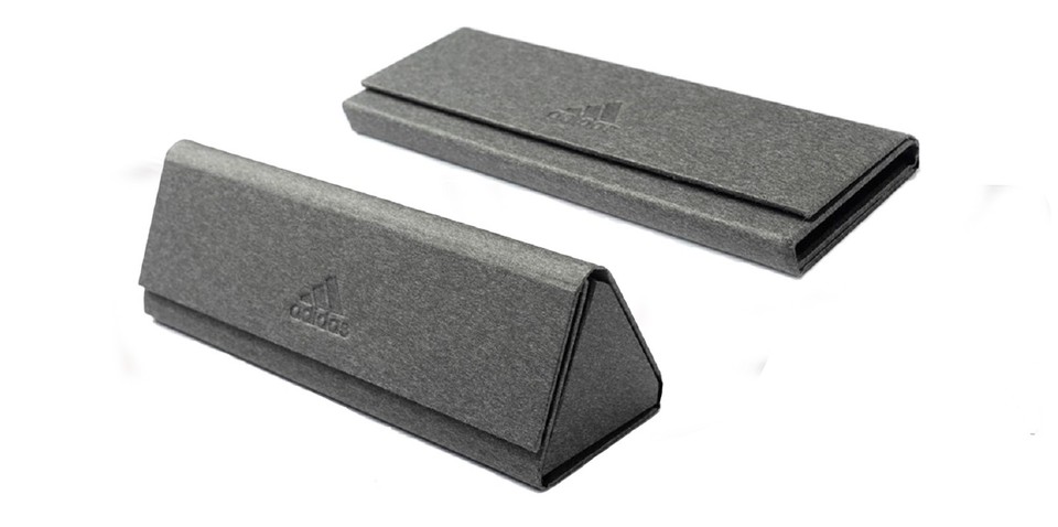 Adidas Men's Shiny Black Semi-Rimless Rectangle Eyeglass Frames ...