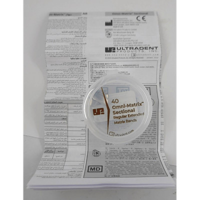 Ultradent Omni-Matrix Sectional 40 Extended Regular Matrix Bands 305 | eBay