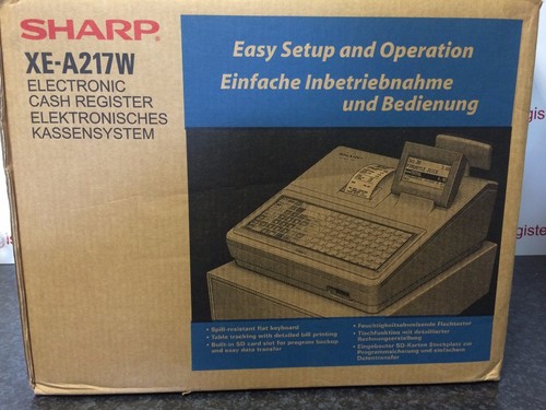 Sharp Xe-A217 Cash Register till for Pubs, Bars, Restaurant, Takeaway ...