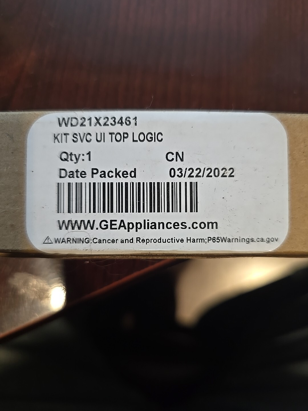 GE WD21X23461 Dishwasher User Interface Assembly 9 | eBay