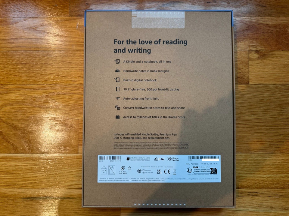 New Amazon Kindle Scribe (16 GB) uniform borders display, Premium Pen ...