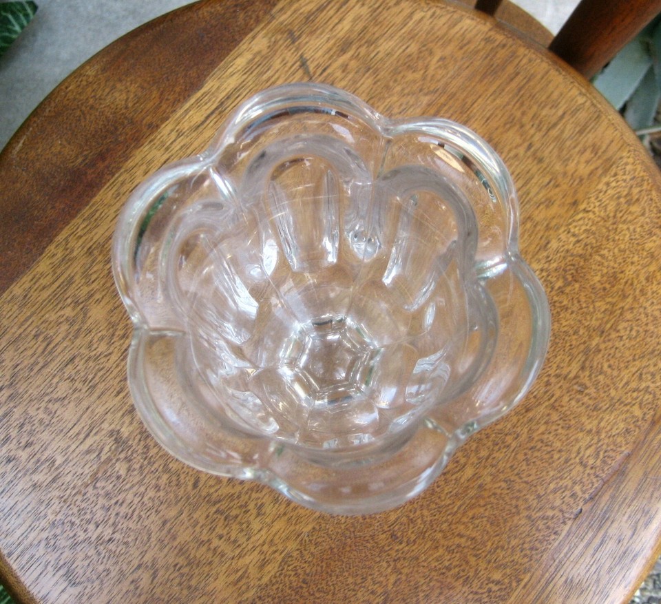 VINTAGE EAPG 1870'S MCKEE FOOTED SENECA LOOP CLEAR GLASS SPOONER CELERY ...