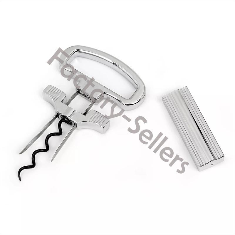Two-Prong Cork Puller Remover Ah-So Old Wine Opener Multifunction Beer ...