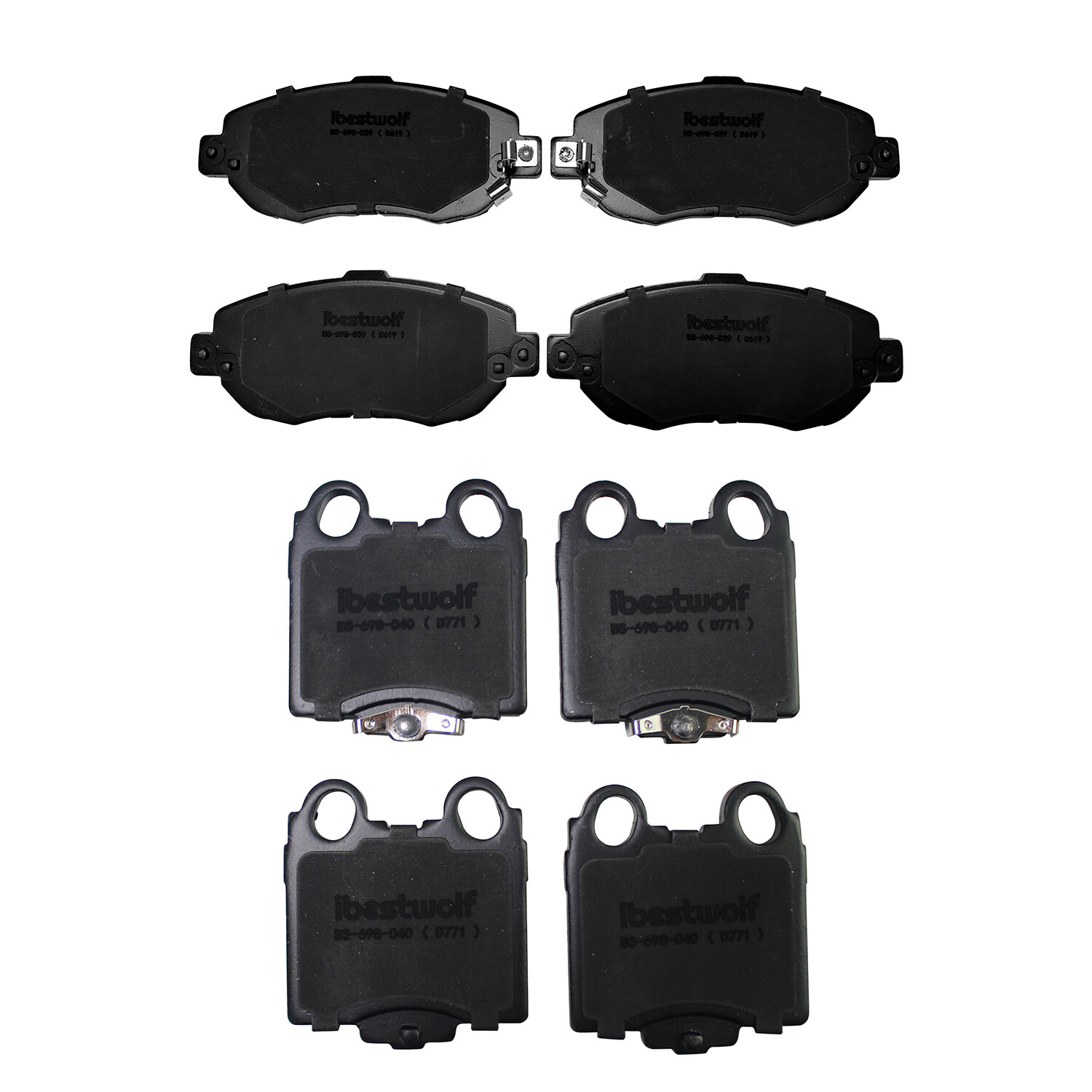 Front and Rear Ceramic Brake Pads For 2002-2010 Lexus SC430 2001-2005 ...