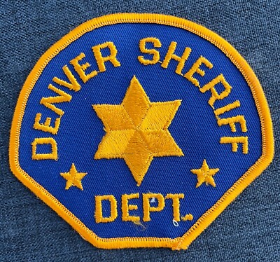 Colorado CO Denver County Sheriff's Dept Shoulder Patch Pre-owned ...