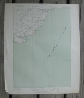 Reproductions - 1920 Topo Map